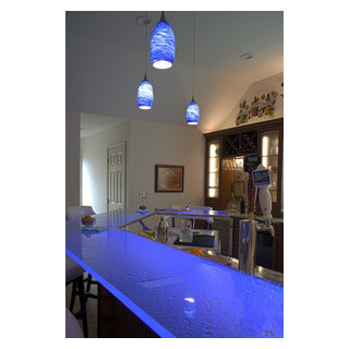 LED Back-lit Bar - Transitional - Home Bar - Huntington - by Creative ...
