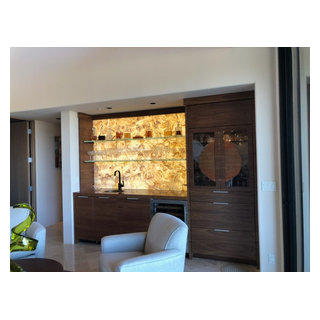 Liquor Wall - Contemporary - Home Bar - Phoenix - by Backlit Décor | Houzz
