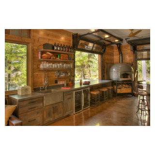 Lower Hay Lake 4 - Rustic - Home Bar - Minneapolis - by Lands End ...