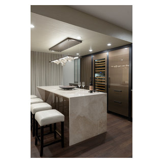 Luxury Underground - Contemporary - Home Bar - Other - by Lauren Levant ...