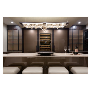 Luxury Underground - Contemporary - Home Bar - Other - by Lauren Levant ...