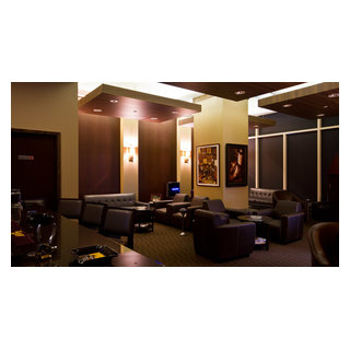 Man Cave Cigar Lounge - Modern - Home Bar - Austin - by Lenore Callahan ...