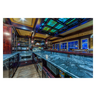 Man Cave - Rustic - Home Bar - New York - by Daniel Manning | Houzz