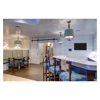Mead Point Shingle - Beach Style - Home Bar - New York - by Significant ...