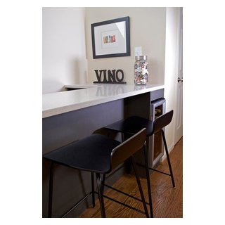 Modern Industrial Condo - Modern - Home Bar - Raleigh - by ModCabs | Houzz