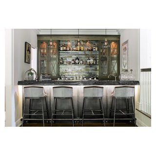 Modern Rustic Bar - Rustic - Home Bar - New York - by k+co LIVING ...