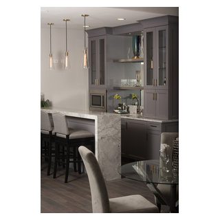 Modern Tudor - Transitional - Home Bar - Chicago - by Newgard Custom ...