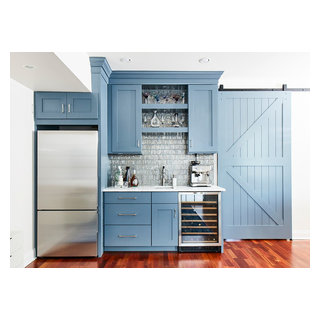 Naval Square, Philadelphia - Beach Style - Home Bar - Philadelphia - by ...