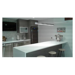 Our Work - Modern - Home Bar - Denver - by Mark Hammer Construction LTD. | Houzz