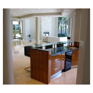 Our Work - Transitional - Home Bar - Miami - by WRG Construction | Houzz