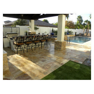 Pools - Mediterranean - Patio - Phoenix - by QDI Surfaces | Houzz