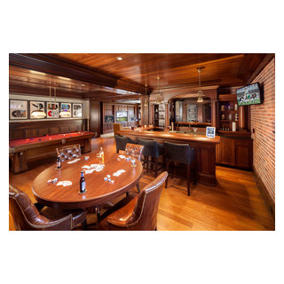 Pre-War Aesthetics, Post-War Technology - Traditional - Home Bar - New ...