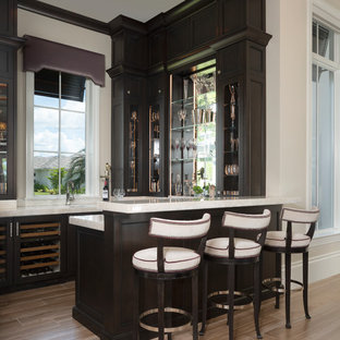 75 Beautiful Contemporary U-Shaped Home Bar Pictures & Ideas - July ...