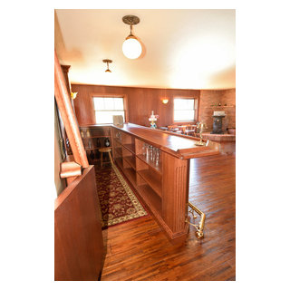 Quartersawn Oak Bar - Victorian - Home Bar - Other - by Unique Design ...