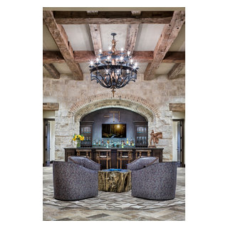 Ranch House - Mediterranean - Home Bar - Austin - by JAUREGUI ...