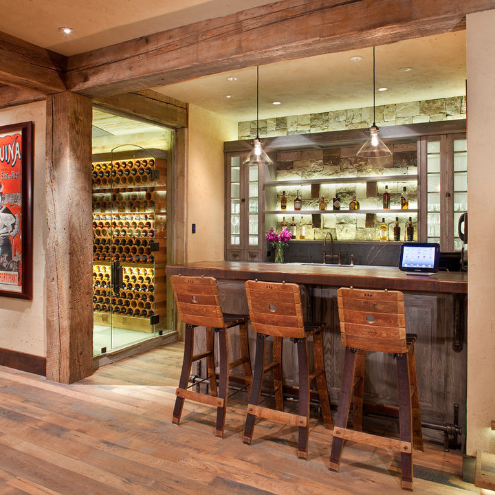 75 Beautiful Rustic Home Bar Ideas and Designs - March 2024 | Houzz UK