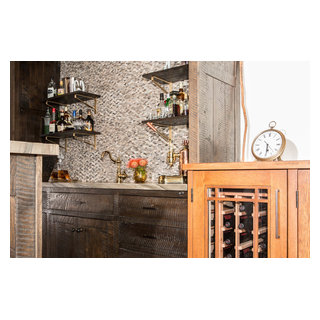 Rustic Modern Bar - Rustic - Home Bar - Los Angeles - by SH interiors ...