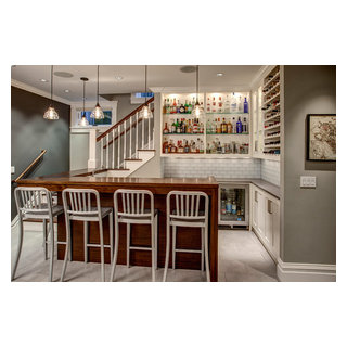 Seattle "Box" Remodel - Transitional - Home Bar - Seattle - by NRC ...