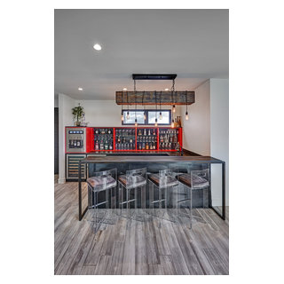 Serrano Luxury Drink Bar - Industrial - Home Bar - Sacramento - by Nar ...