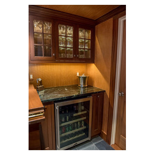 Spruce Point: Pool Room & Bar - Transitional - Home Bar - Portland ...