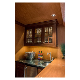Spruce Point: Pool Room & Bar - Transitional - Home Bar - Portland ...