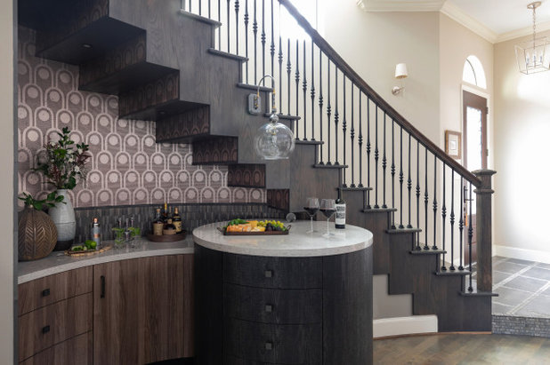 25 Home Bars Stashed Under the Stairs