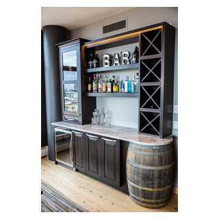 Stonebridge Lofts - Contemporary - Home Bar - Minneapolis - by Quinn ...