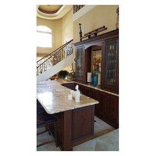 Sunken Bar - Mediterranean - Home Bar - Miami - by Lundstrom ...