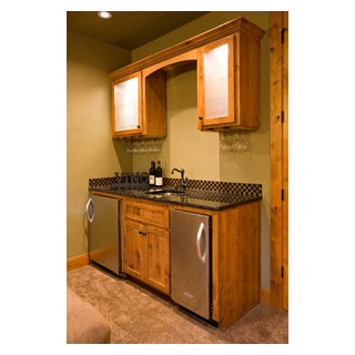 Sunriver Custom Home - Rustic - Home Bar - Other - by PGC Building ...