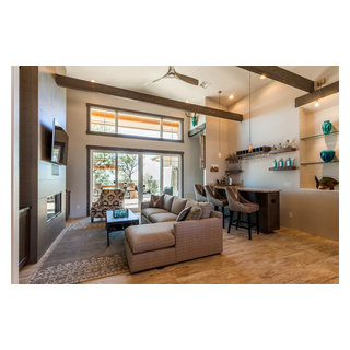 Talking Rock Ranch Home - Industrial - Home Bar - Phoenix - by Sherie D ...