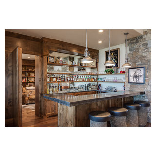 Tetherow Lodge - Rustic - Home Bar - Other - by Tebbs Design Group | Houzz