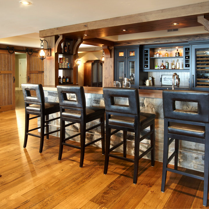 75 Beautiful Rustic Home Bar Ideas and Designs - July 2025 | Houzz UK