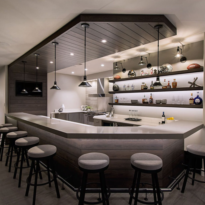 Fotos de bares en casa | Diseños de bares en casa modernos - Enero 2023 ...