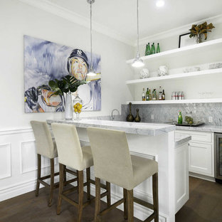 75 Beautiful U-Shaped Home Bar Pictures & Ideas - July, 2021 | Houzz