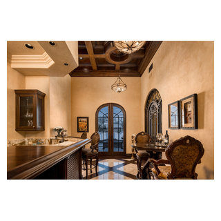 Top 5 Ceiling Designs by Fratantoni Design! - Traditional - Home Bar ...