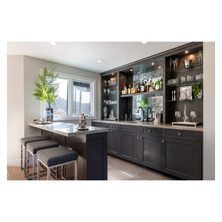 Transitional Glam - Transitional - Home Bar - Los Angeles - by JRP ...