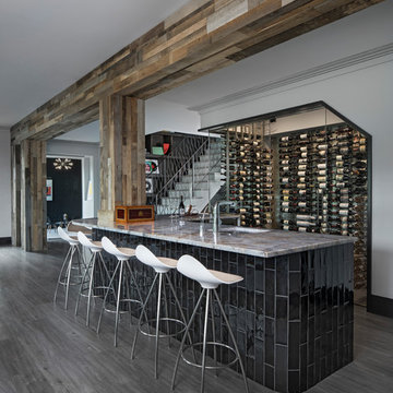 75 Gray Home Bar Ideas You'll Love - January, 2025 | Houzz