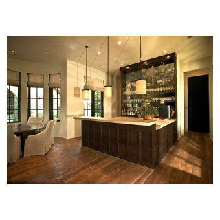 Tuscan Villa - Contemporary - Home Bar - Houston - by Sims Luxury ...