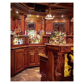 Victorian Bar Fit for a King - Victorian - Home Bar - Chicago - by SGT ...