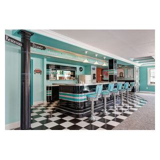Williams Lower Level - Modern - Home Bar - DC Metro - by Bars and ...