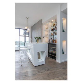 Wiri Home Bar Design - Contemporary - Home Bar - Auckland - by Celia ...