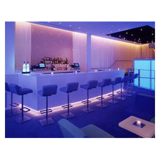 XL Nightclub - Contemporary - Home Bar - New York - by PID Floors | Houzz