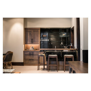 Yellowstone Club Residence - Wet Bar - Transitional - Home Bar - Other ...