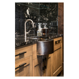 Yellowstone Club Residence - Wet Bar - Transitional - Home Bar - Other ...