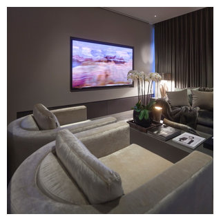 Home Cinema - Lounge - Contemporary - Home Theater - Gloucestershire ...