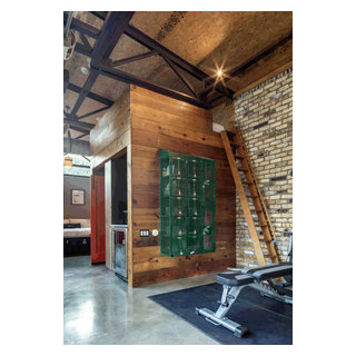 Casa Bonita - Industrial - Home Gym - Dallas - by Laura Juarez Baggett ...