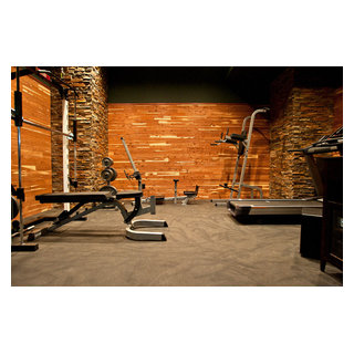 Cedar Walled Gym - Contemporary - Home Gym - Other - by Atmosphere 360 ...