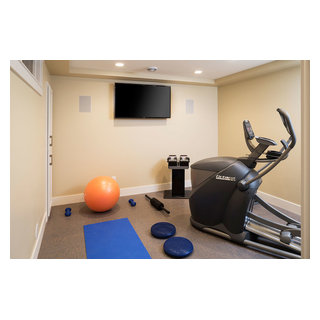 Chaska Luxury Lower Level - Transitional - Home Gym - Minneapolis - by AMEK Custom Builders | Houzz