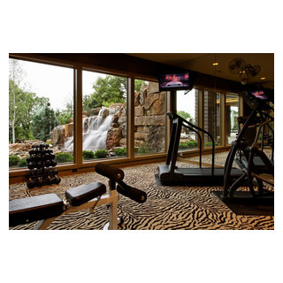 Contemporary Home - Contemporary - Home Gym - Omaha - by Robin Lindley ...
