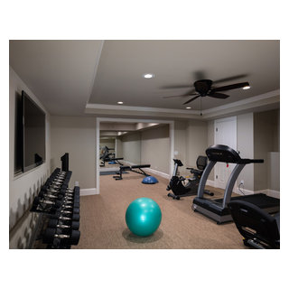Custom Home Gym - Traditional - Home Gym - Atlanta - by Boyce Design ...